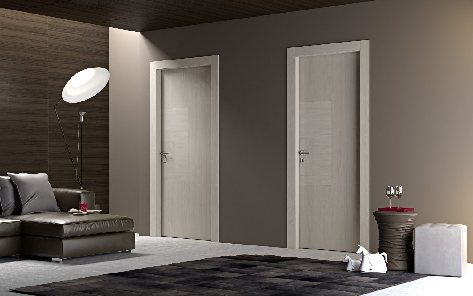 Italian Internal Pail Doors | European Cabinets & Design Studios