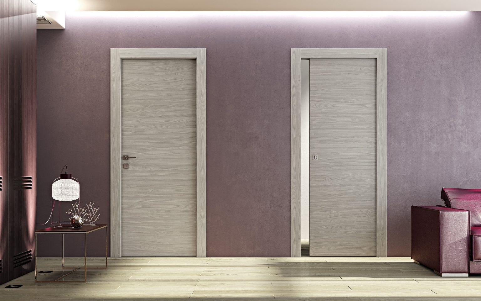 Italian Internal Pail Doors | European Cabinets & Design Studios