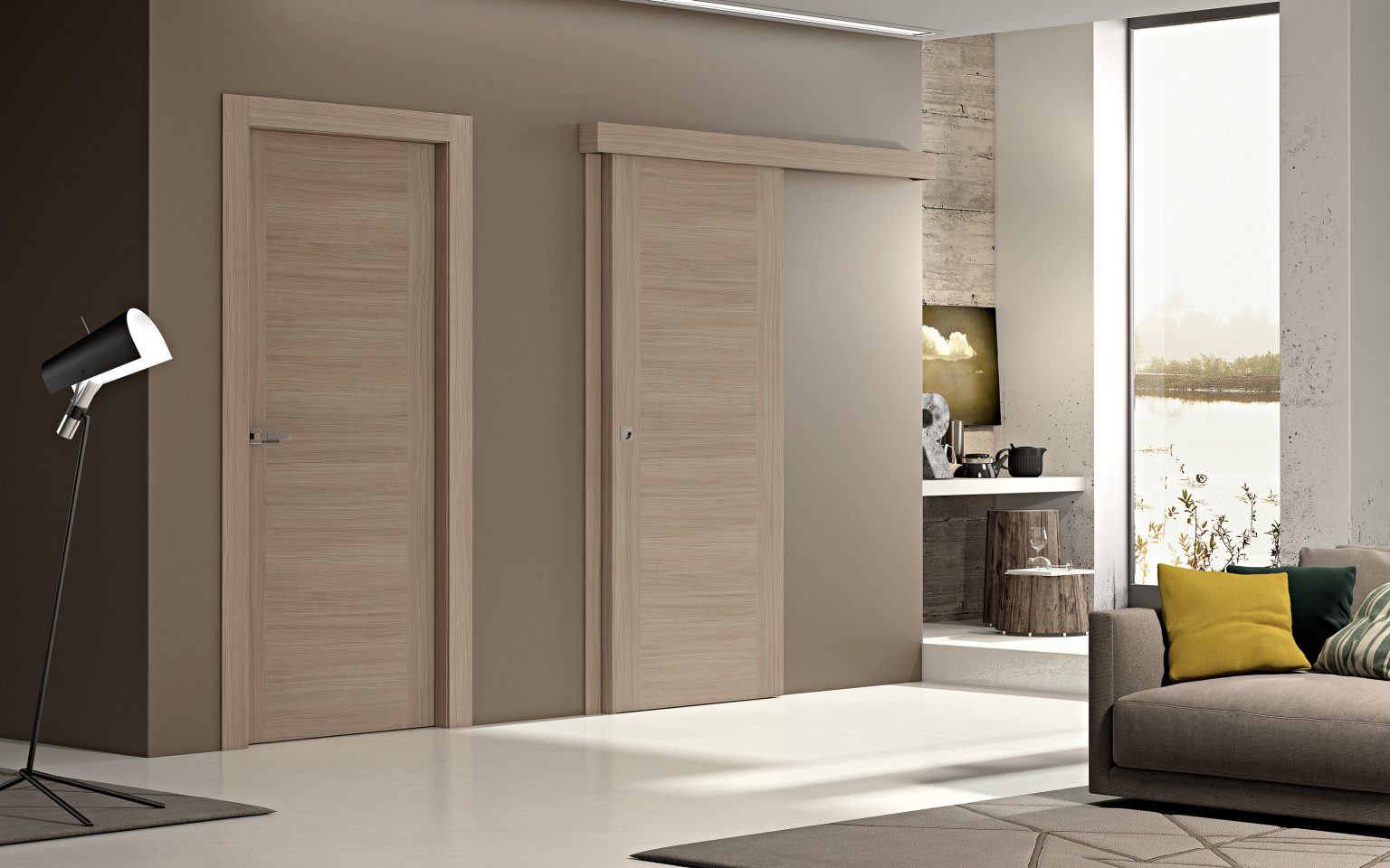 Italian Internal Pail Doors | European Cabinets & Design Studios