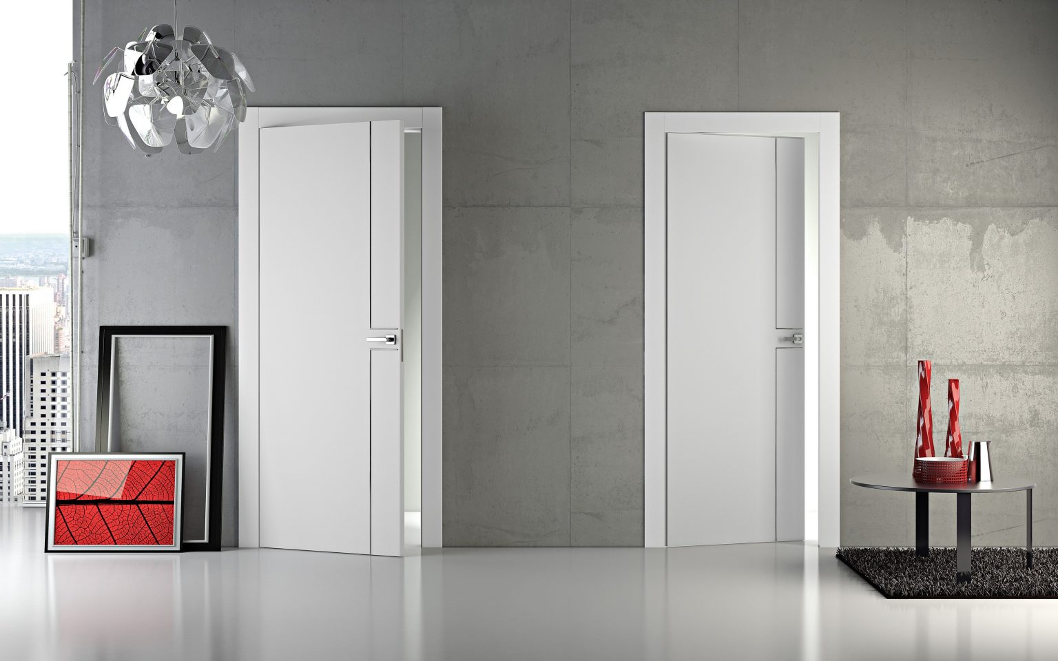 Italian Internal Pail Doors | European Cabinets & Design Studios