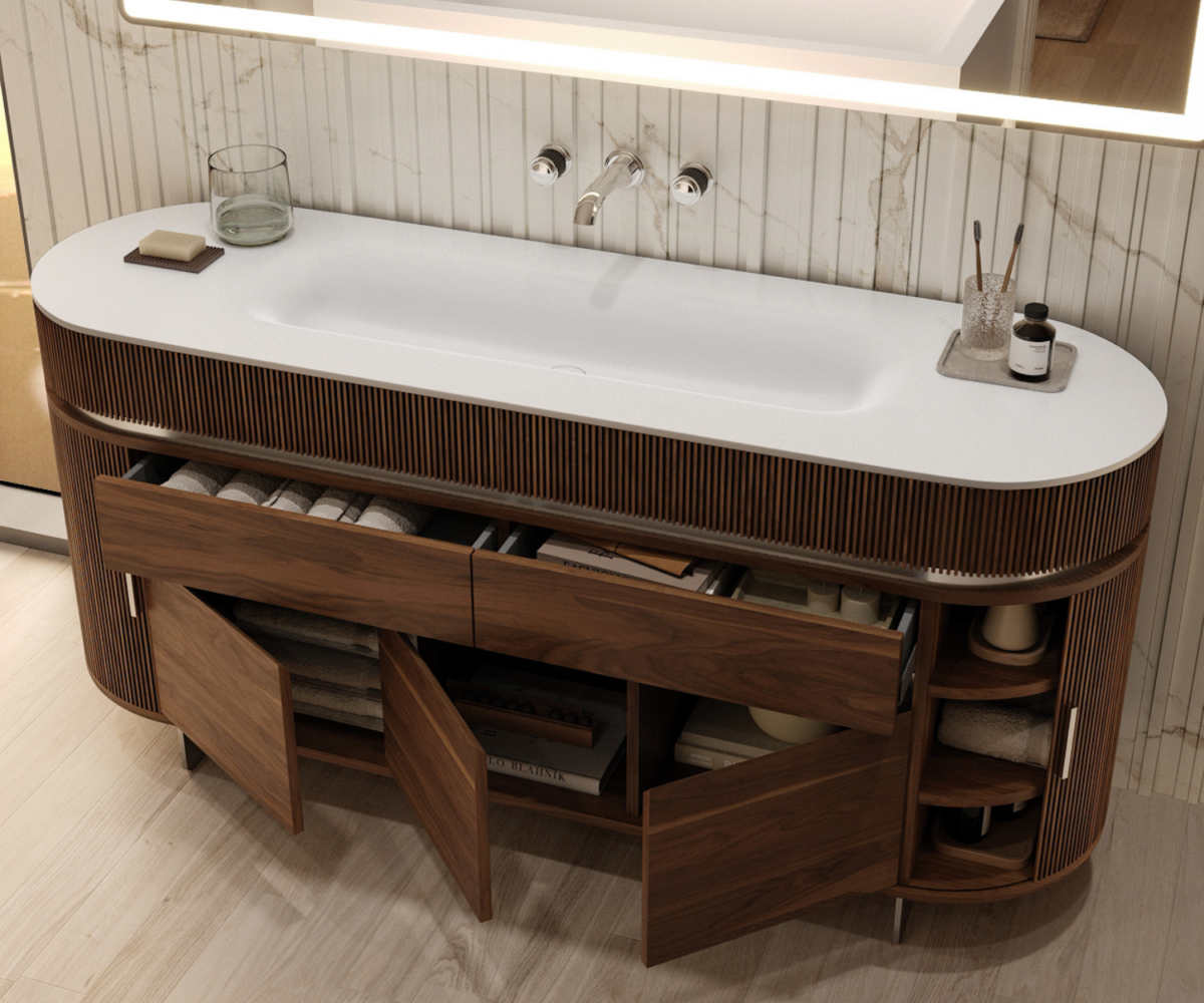 Contemporary Bathroom Vanities – Eclectic | European Cabinets & Design ...