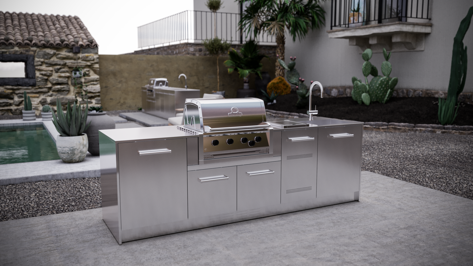 Outdoor Kitchens – GPS Inox | European Cabinets & Design Studios