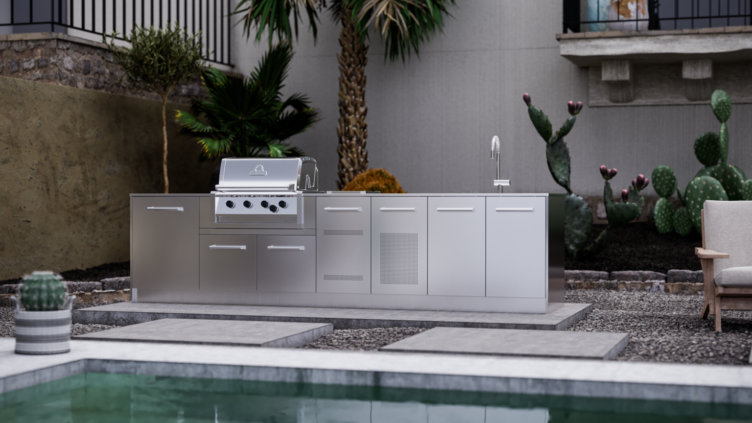 Outdoor Kitchens – GPS Inox | European Cabinets & Design Studios