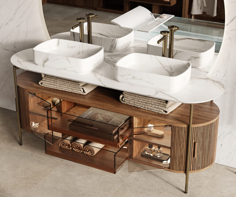 Contemporary Bathroom Vanities – Eclipse | European Cabinets & Design ...