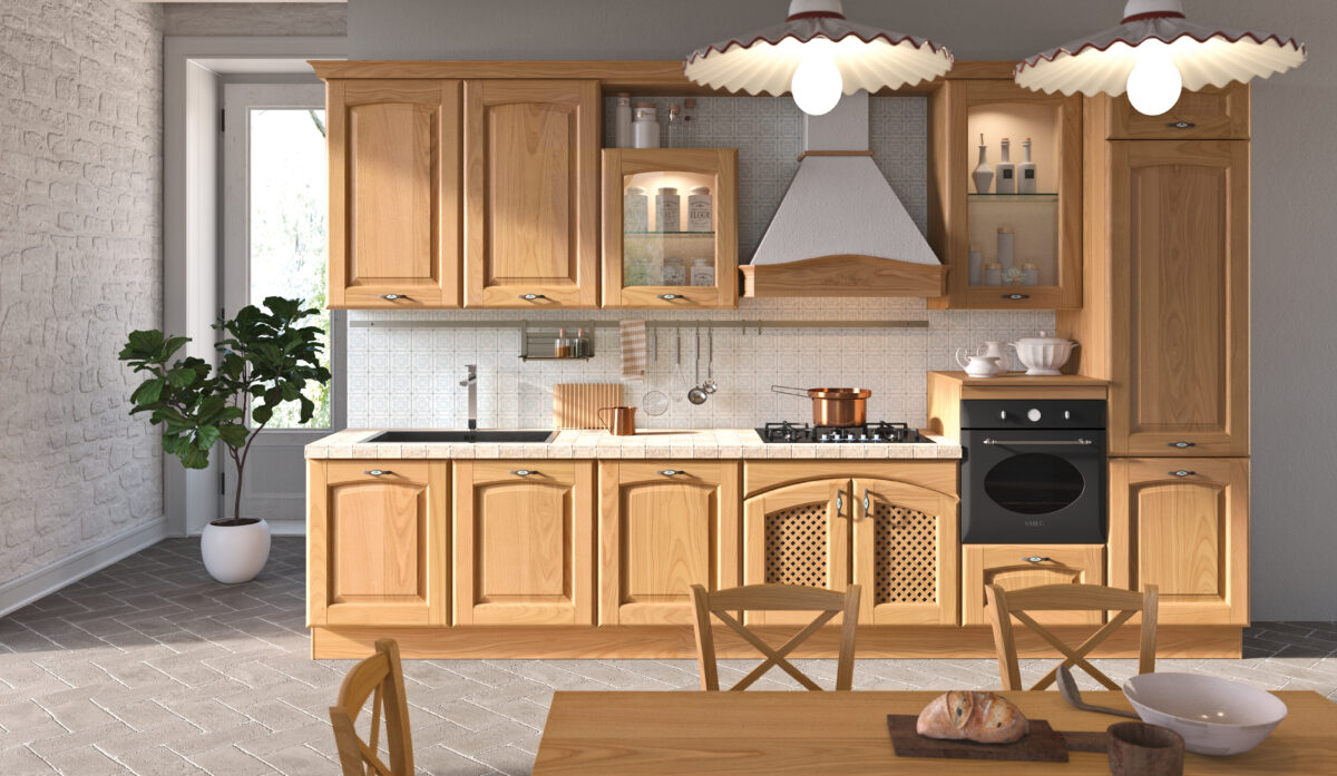 Warm Traditional Kitchen Cabinets | European Cabinets & Design Studios